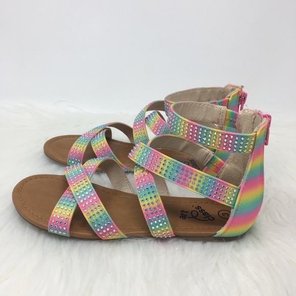art class | Shoes | Art Class Rainbow Gladiator Sandals Girl | Poshmark